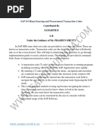 SAP PR Tcode Table Vikash Updated | PDF | Supply Chain Management ...