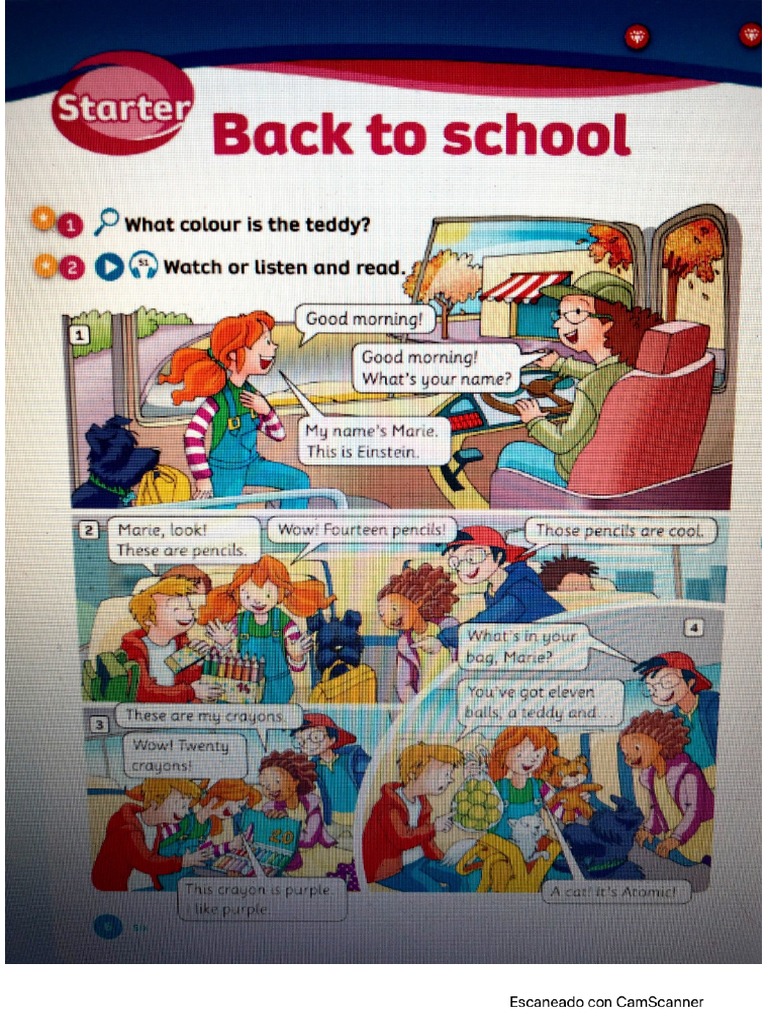 Team Together 2 Starter Unit Unit 1 Pupils Book | PDF