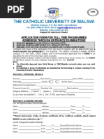 Call For Application (Generic & Mature) February 2026 Intake | PDF ...