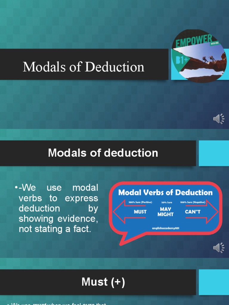 Unit 7A Modal of Deduction | PDF | Deductive Reasoning | Language Mechanics