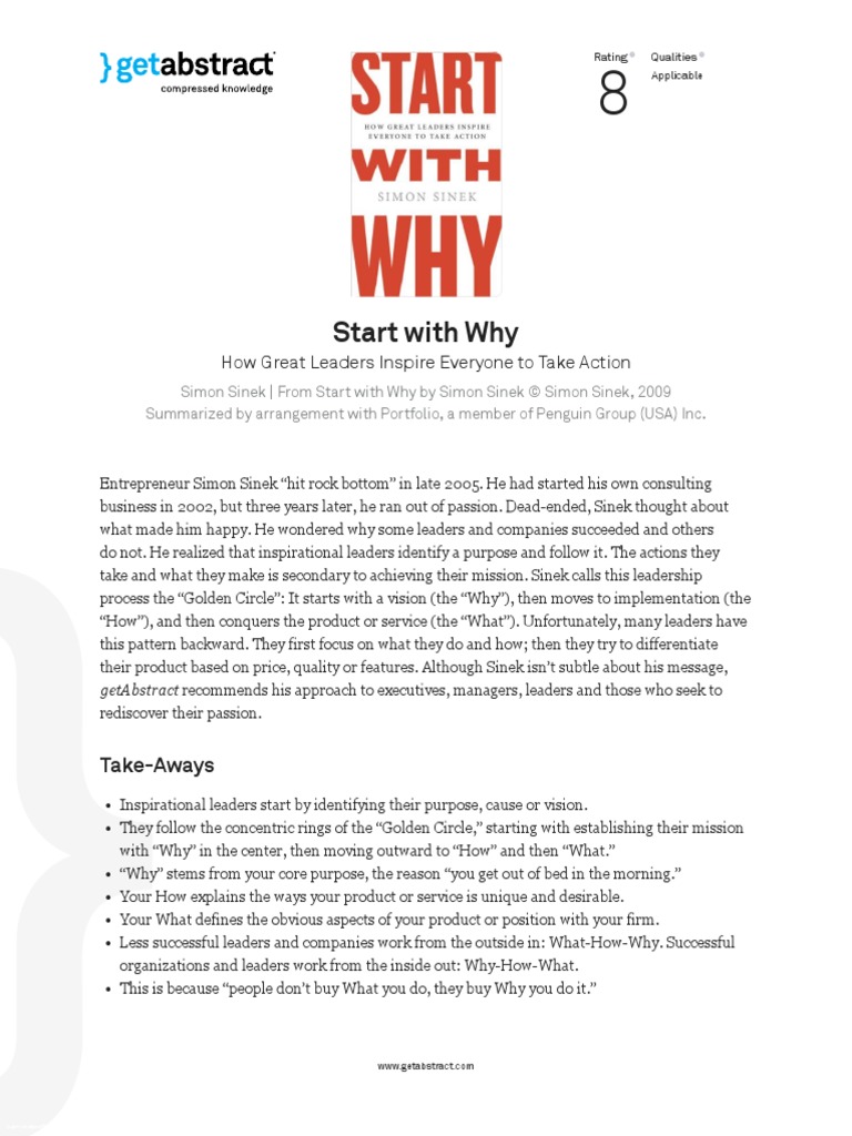 Start With Why Sinek en 13459 | PDF | Southwest Airlines | Prices