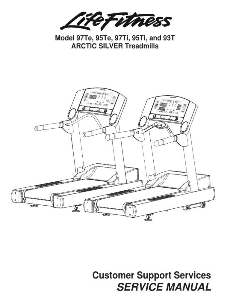 97te 95te 97ti 95ti 93t Arctic Silver Treadmills SM | PDF | Belt ...