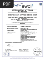 Gyproc White Book C07 S05 GypLyner IWL | PDF | Drywall | Wall