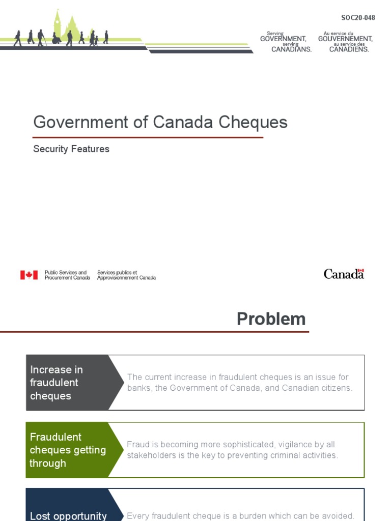 Canada Cheque Security Features | PDF | Fraud | Cheque
