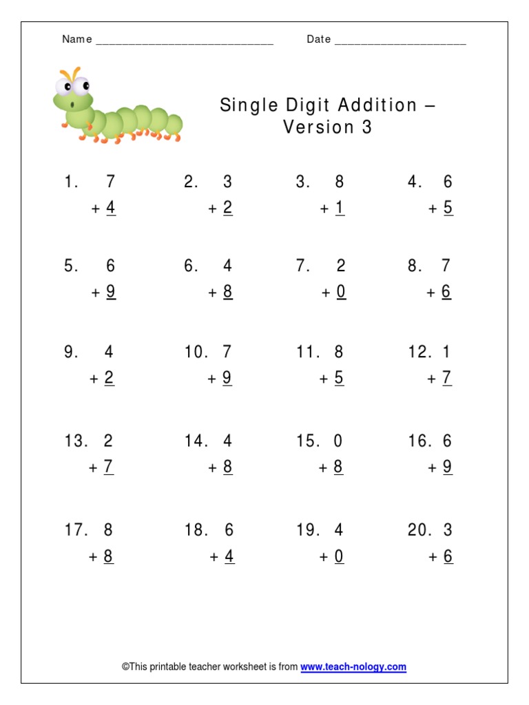 Single Addition V 3 | PDF