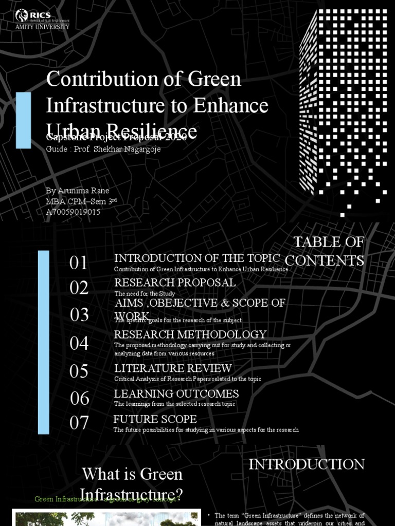 Final Review Capstone Research 2021 | PDF | Green Infrastructure ...