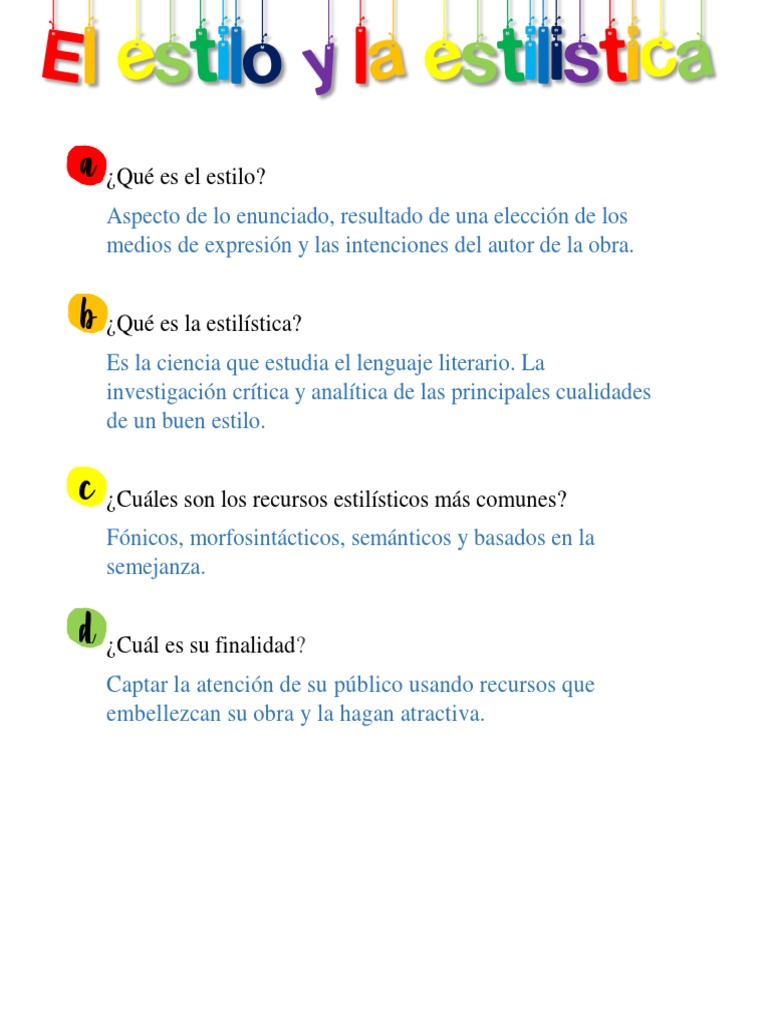 El Estilo y La Estilística | PDF | Arte