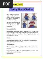 Izzy Teddy Bear Doll Pattern | PDF | Home & Garden