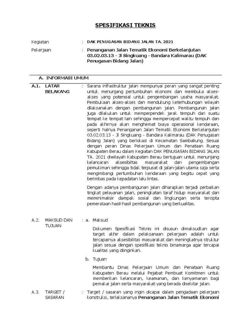 SPEKTEKBandara 06 | PDF | Teknologi & Rekayasa