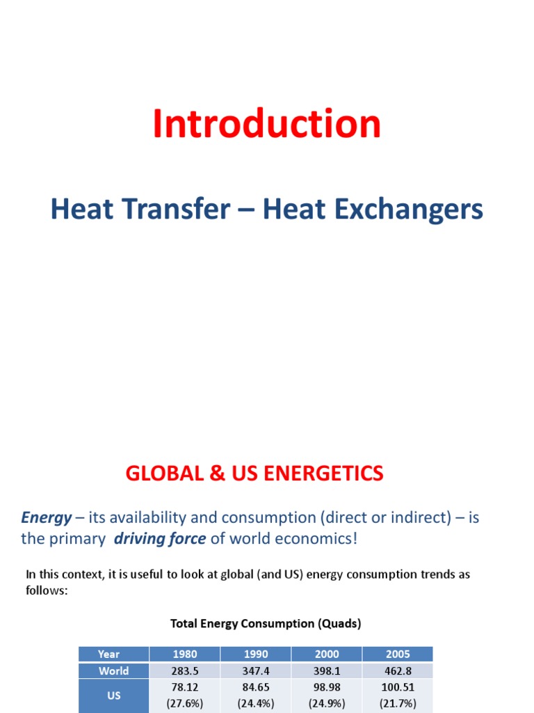 Introduction To Heat Exchangers | PDF | Technology & Engineering