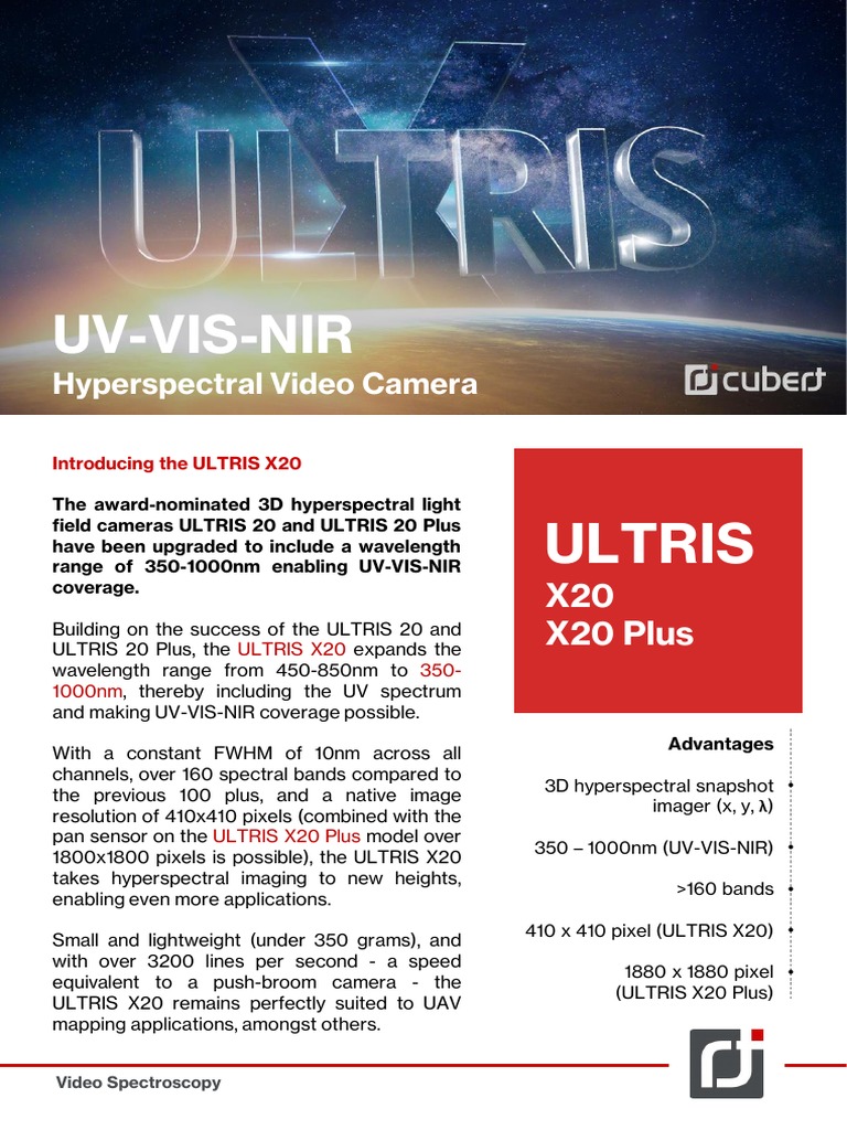 Flyer ULTRIS-X20 | PDF | Image Resolution | Ultraviolet–Visible ...