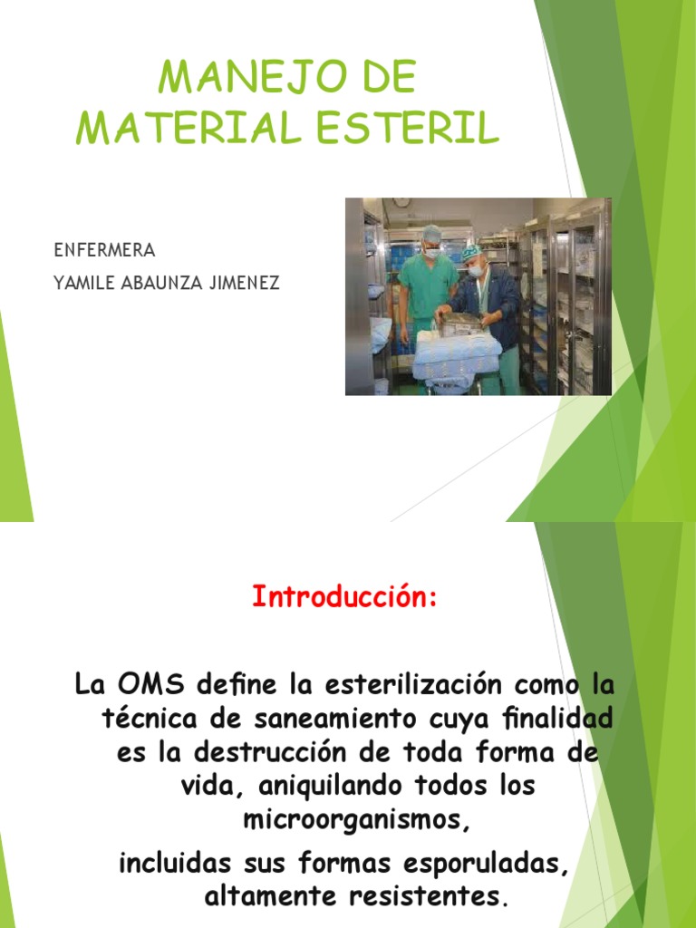 Manejo de Material Esteril | PDF