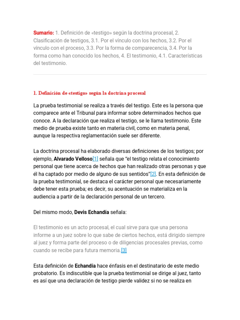 Testigo Pdf Evidencia Ley Testigo