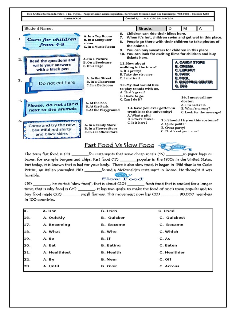 Fast Food vs Slow Food: A Comparative Analysis | PDF | Fast Food ...