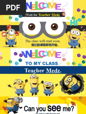 Minion Template For Bulletin Board