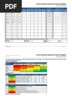 Environmental Aspects and Impact Register Template | PDF | Waste ...