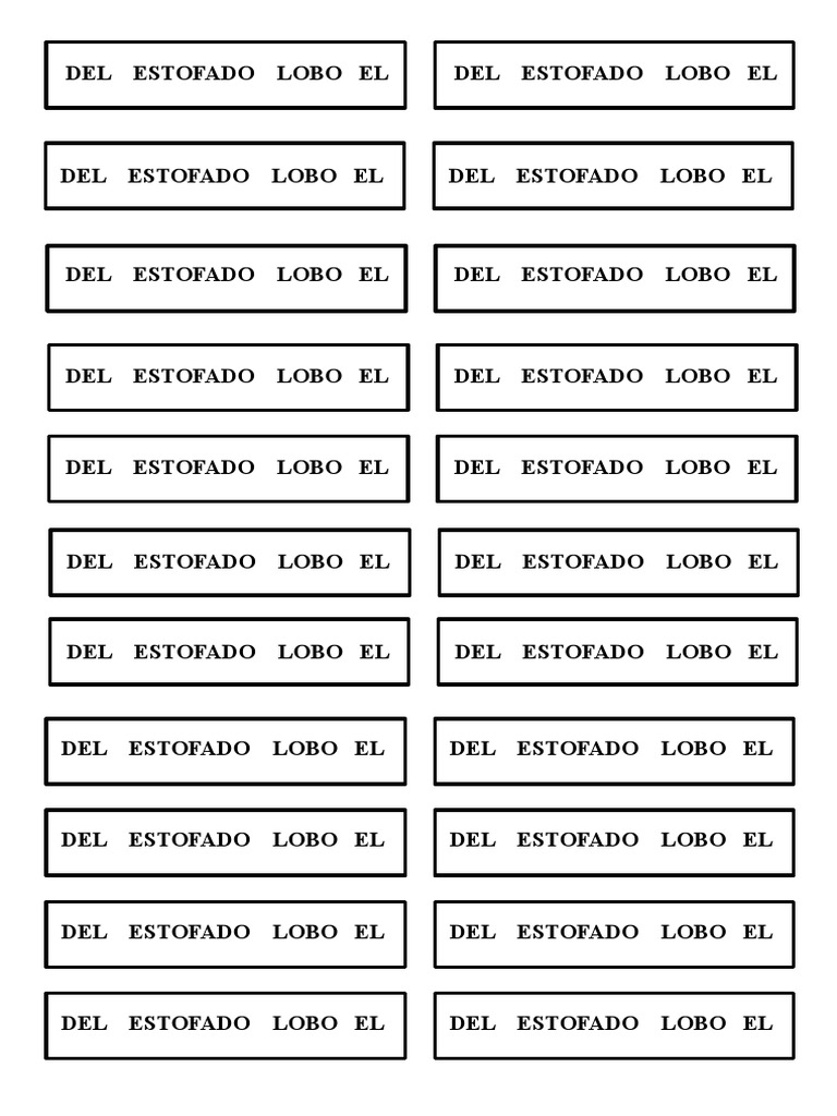 Actividades El Estofado Del Lobo | PDF