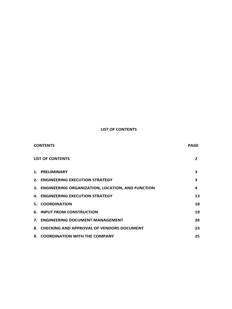 06EC16-PR-00-003 Engineering Execution Plan | PDF | Specification ...