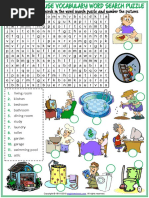 In The Living Room Esl Vocabulary Wordsearch Puzzle Worksheet | PDF ...