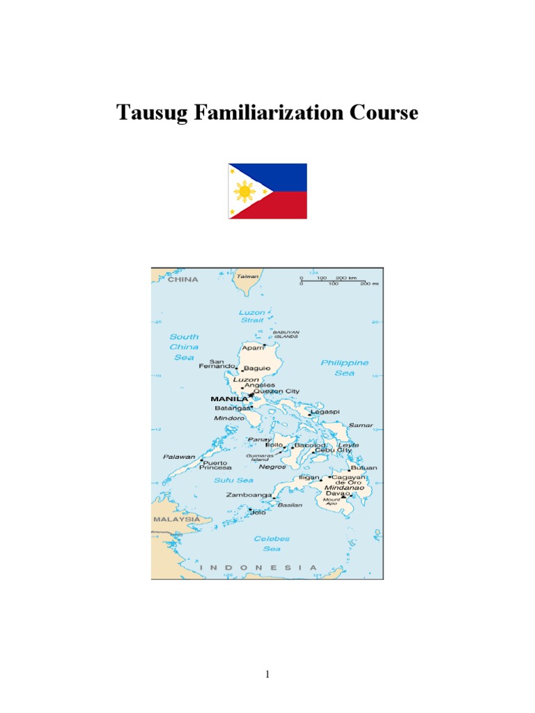 Tausug Familiarization Course: Who are the Tausugs? Their Culture ...