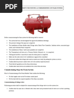 Foam System Testing Checklist | PDF | Technology & Engineering