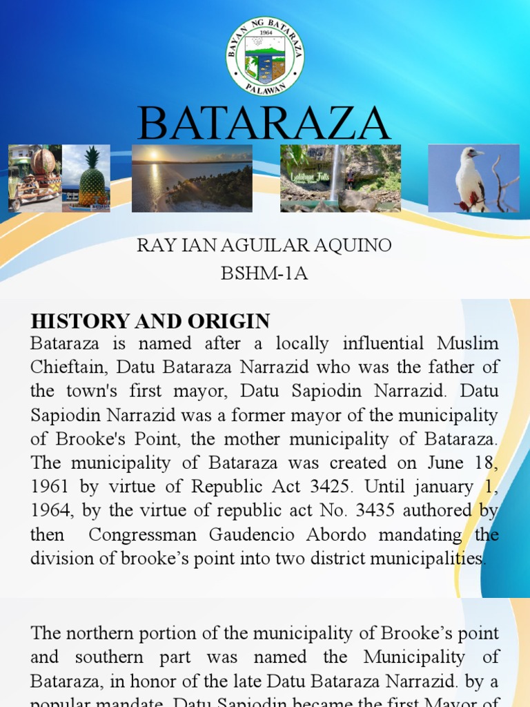 Bataraza: Ray Ian Aguilar Aquino Bshm-1A | PDF | Nature