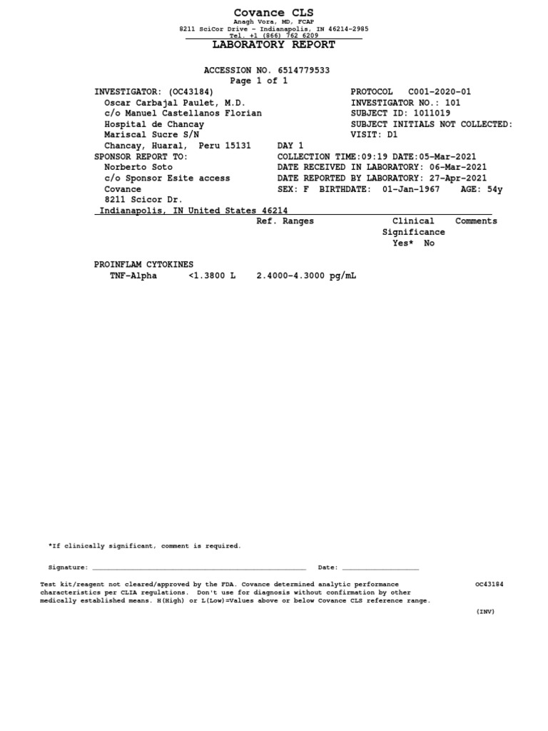 Lab Reports Cancellation | PDF | Blood | Medical Specialties
