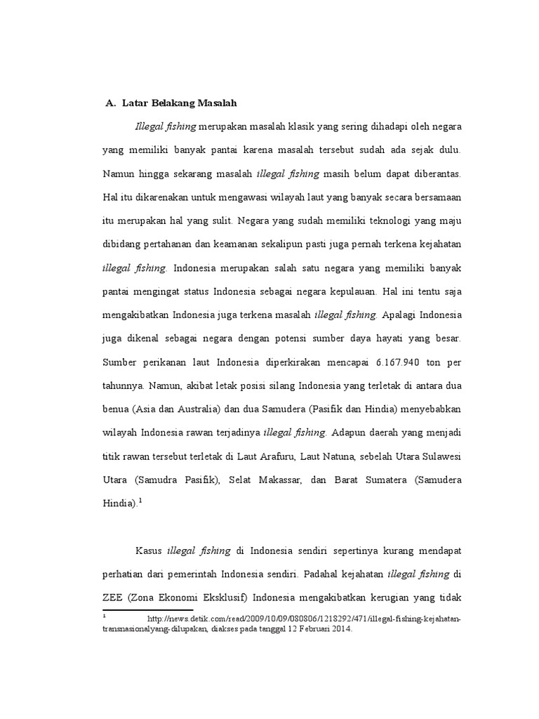 MAKALAH - ILLEGAL - FISHING - Docx (Tugas UAS) | PDF