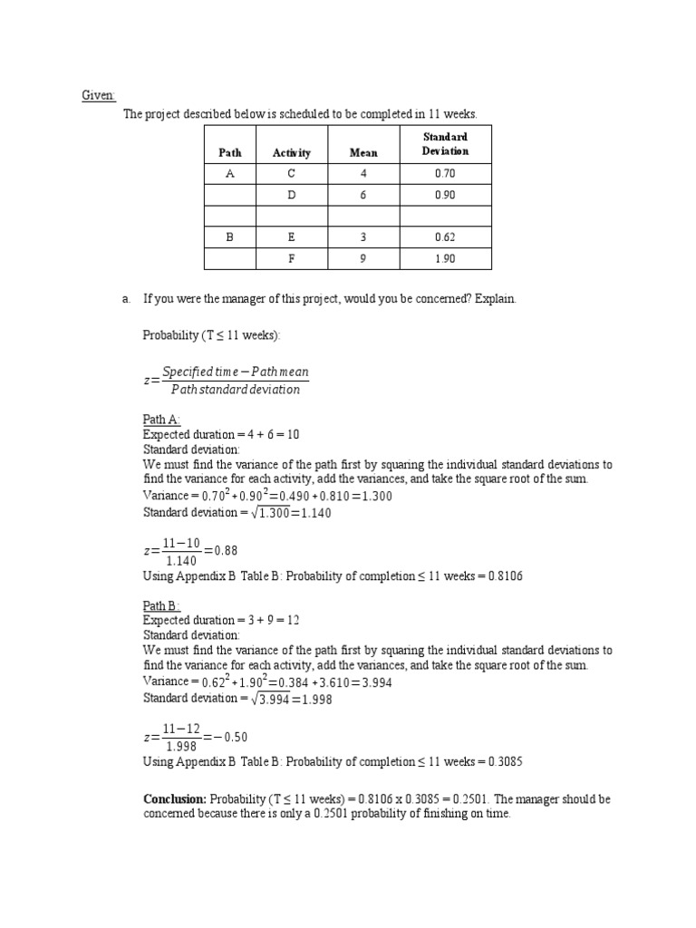 Exercise Risk Management | PDF | Standard Deviation | Variance