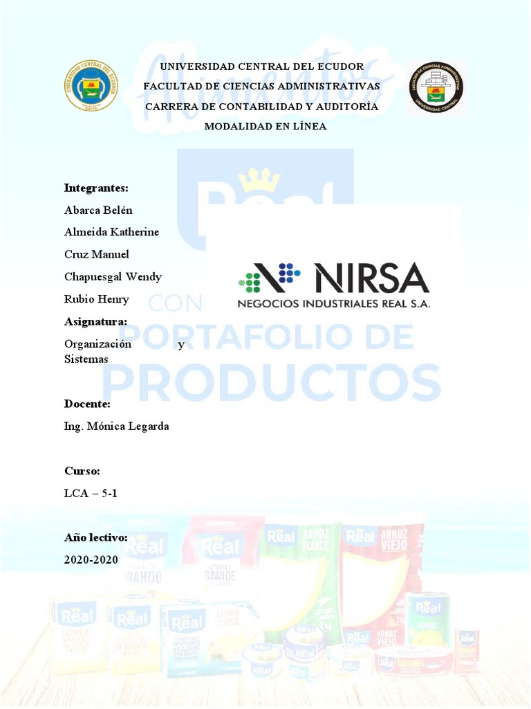 Historia y Éxito de NIRSA Ecuador | PDF | Negocios