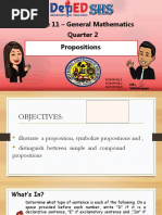 Simple and Compound Propositions | PDF | If And Only If | Logic