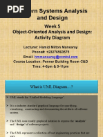 OOAD - Activity Diagram | PDF | Use Case | Business Process