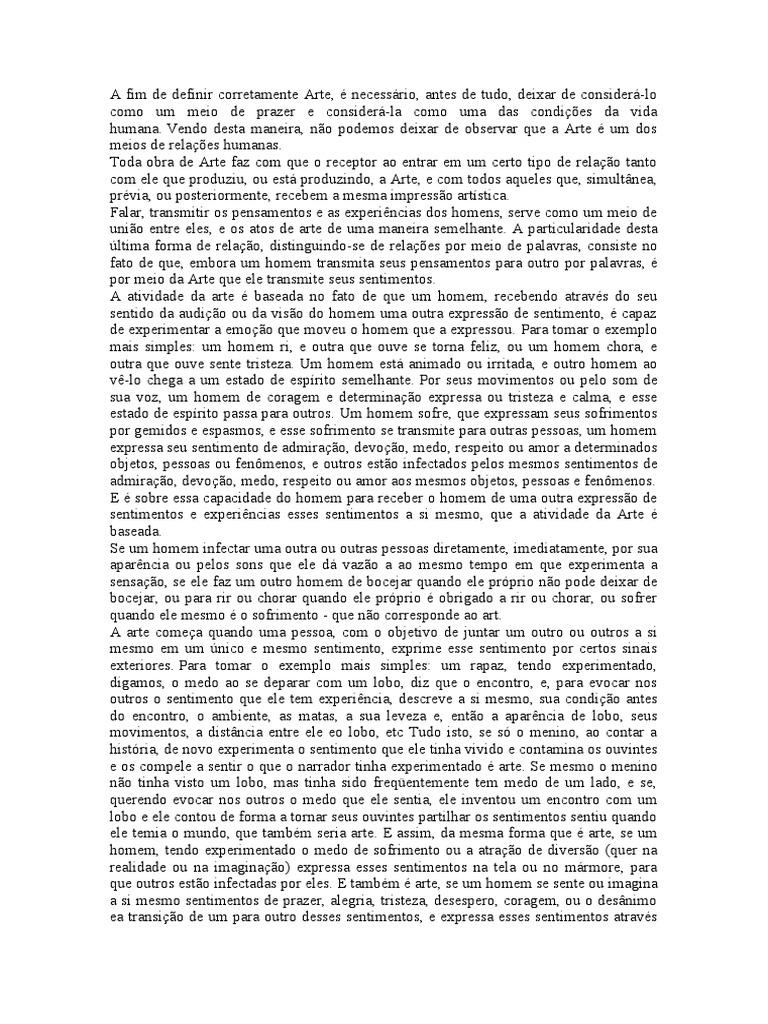 Arte Pdf Sentimento Pensamento