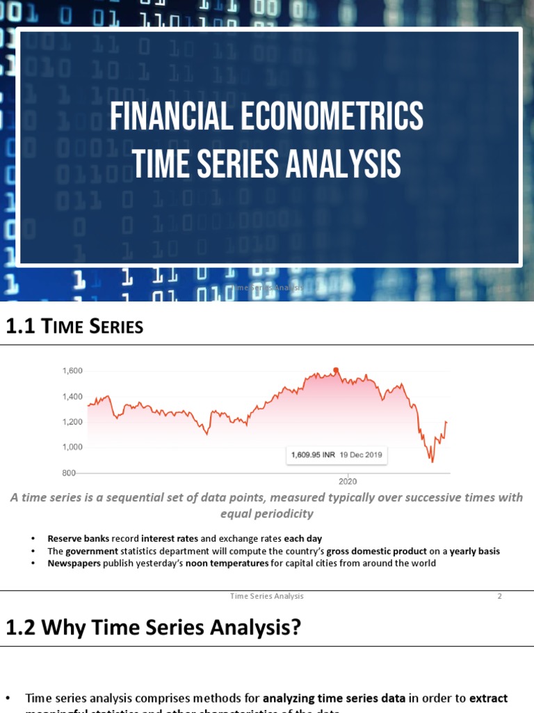 Time Series Analysis | PDF | Autoregressive Integrated Moving Average ...