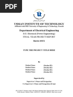 College Project Report Template | PDF