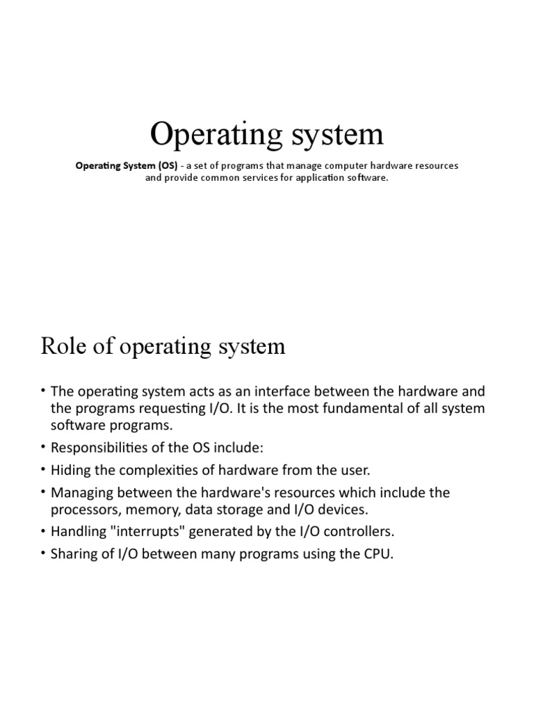 Operating System OS Guide | PDF | Graphical User Interfaces | Command Line Interface