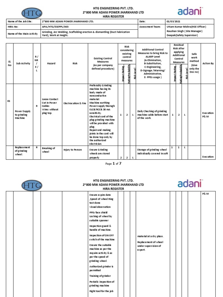 HTG Engineering Pvt. Ltd. 2 800 MW Adani Power Jharkhand LTD Hira ...