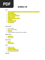 BUBBLE-HE Assessment | PDF | Breastfeeding | Postpartum Period