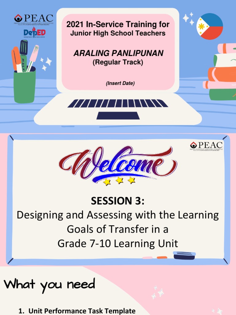 S3 - APREG - Handout3.6 - Template For Unit Performance Task Analytic Rubric | Download Free PDF ...