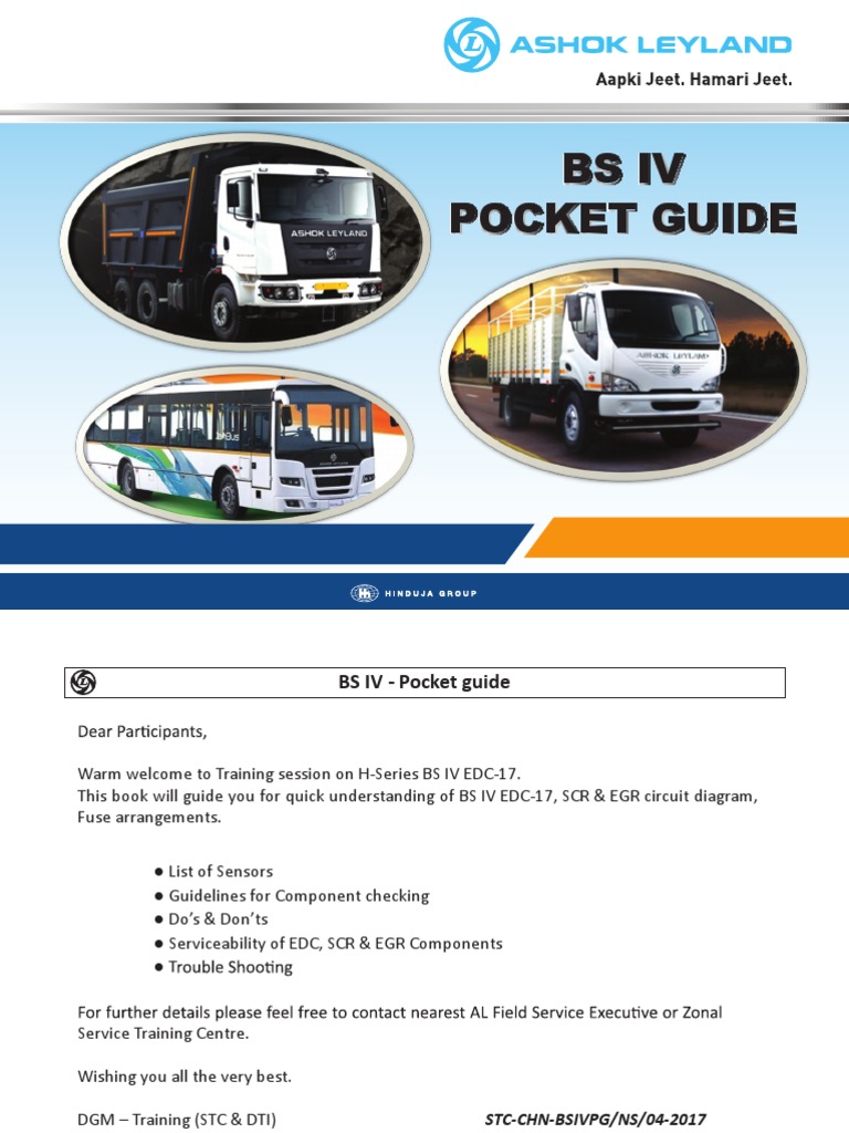 BS4 Pocket Guide New - 4.4.17 | PDF | Fuel Injection | Engines