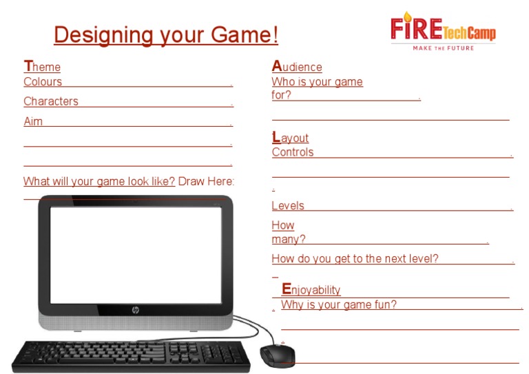 Game Design Blueprint Template | PDF