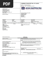 BL Congenbill 1994 | PDF | Cargo | Bill Of Lading