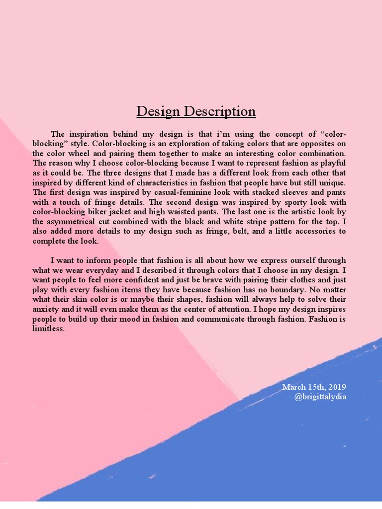Design Description | PDF