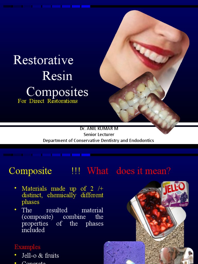 Restorative Resin Composites: For Direct Restorations | PDF ...