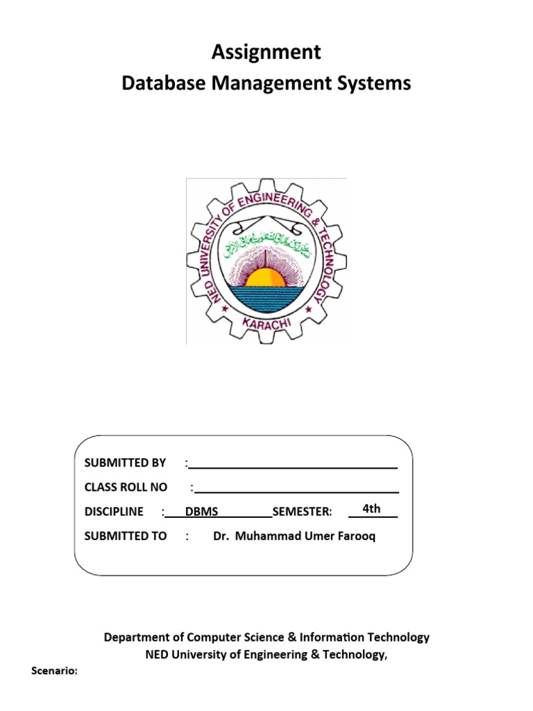 Database Management Systems: Assignment | PDF | Technology & Engineering