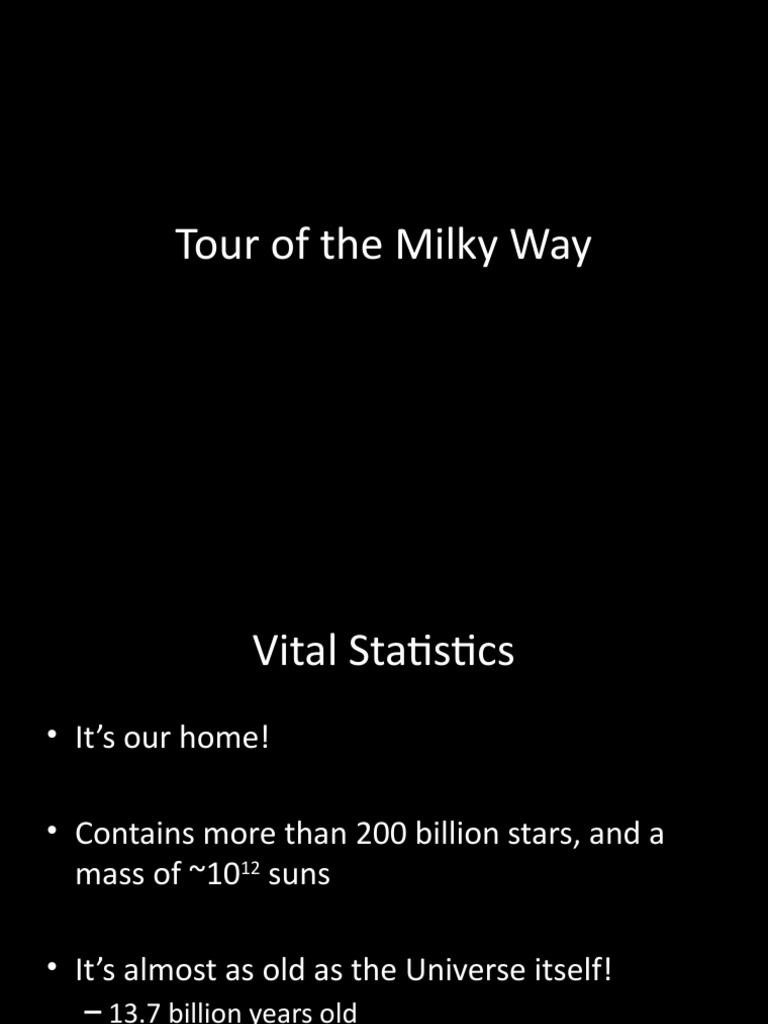 Tour of The Milky Way | PDF | Milky Way | Stellar Astronomy