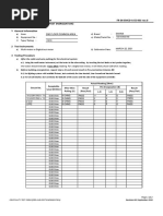 Megger Test Form | PDF | Electrical Engineering | Manufactured Goods