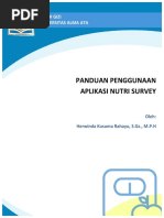 Modul Panduan Penggunaan NutriSurvey 2007 | PDF | Kesehatan Holistik