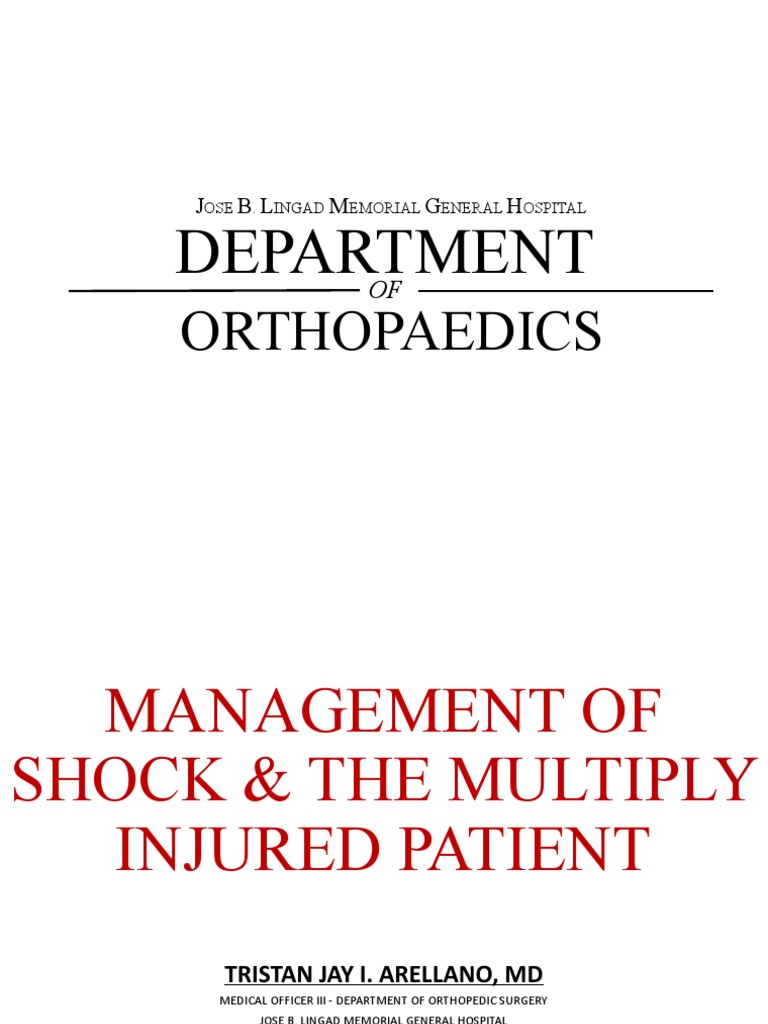Managing Shock in Polytrauma Patients | PDF | Shock (Circulatory ...
