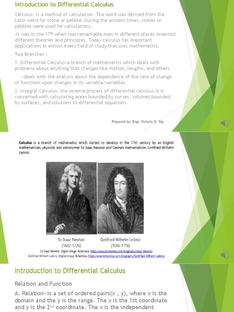 B.introduction To Differential Calculus | PDF | Function (Mathematics ...